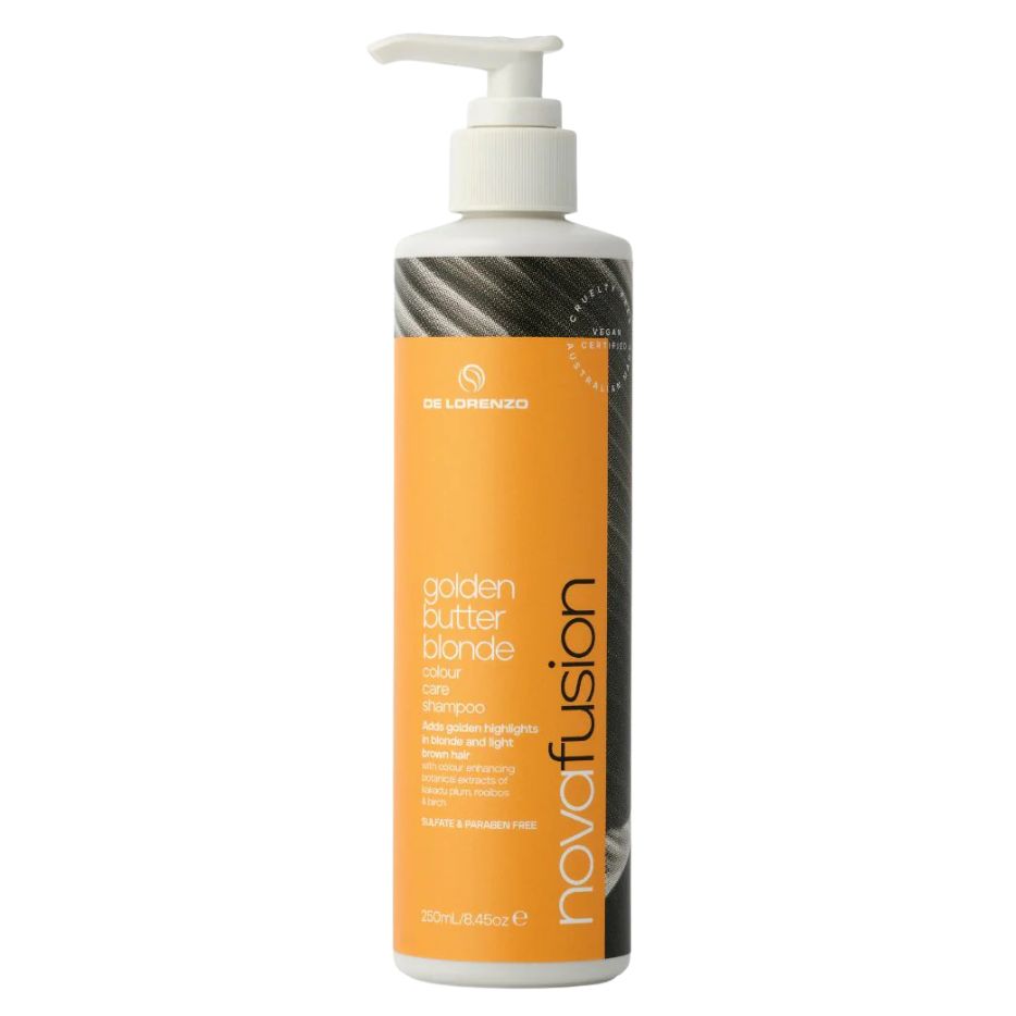De Lorenzo Novafusion Colour Care Shampoo Golden Butter Blonde 250ml ...