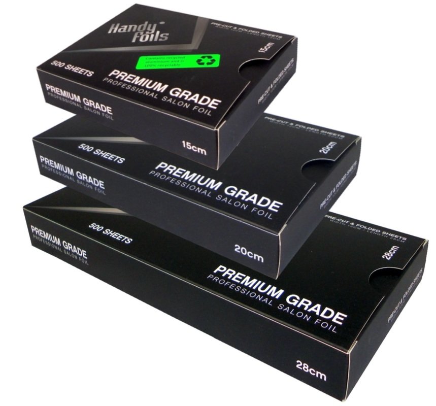 Handy Foils 500 Premium Grade Pre Cut 28cm Long Sheets – Hair Supply Direct